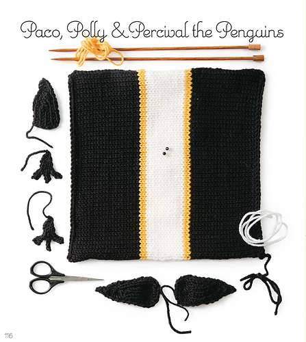 Ravelry: Paco, Polly, & Percival the Penguins pattern by Nicky Epstein