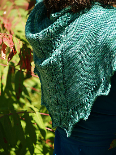 Ravelry: autumn forest shawl pattern by Jaala Spiro