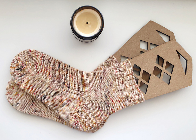 Ravelry: Bonfire Nights Socks pattern by Hygge Canyon Knits