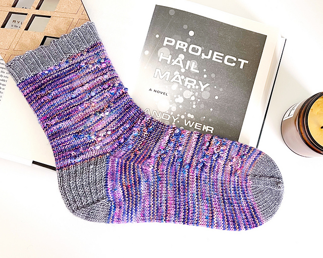 Ravelry: Astrophage Socks pattern by Hygge Canyon Knits