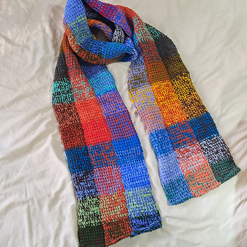 Ravelry: The Custom Colorblock Scarf pattern by Jacqueline Yu