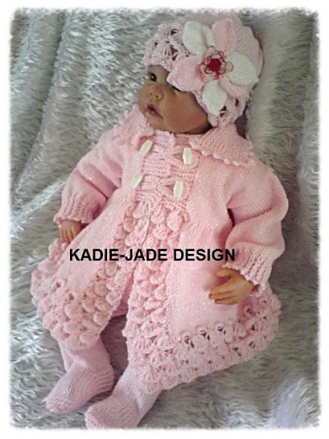 Ravelry: #93 3 Piece Matinee Set pattern by Kadie Jade