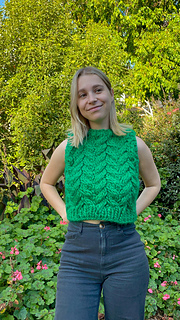 Ravelry: Chunky Magnolia Vest pattern by Jaime Creates