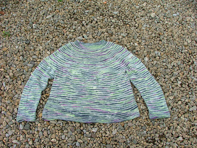 Ravelry: jaknitspurl's Garter stitch circular yoke sweater