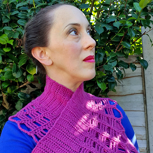 Ravelry: Clarion Multiway Scarf pattern by Joanne Fowler