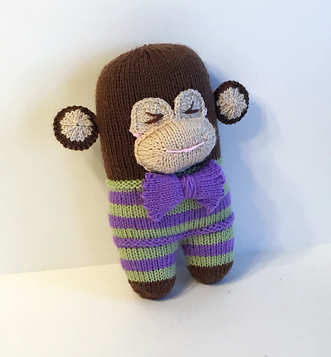 Ravelry: Large Knot Forgotten Knit Monkey pattern by Jennifer Anne Wang
