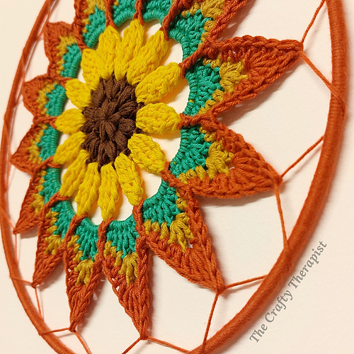 Ravelry: Sunflower Mandala pattern by Janferie MacKintosh