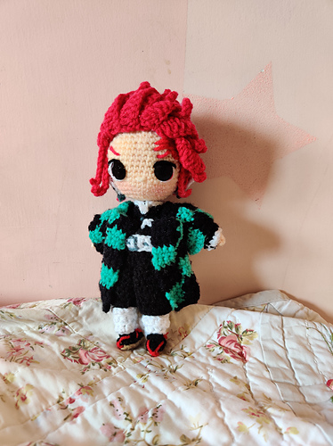 Ravelry: Demon slayer Tanjiro pattern by Janie Ray