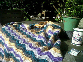 Ravelry: jannie's Baby Ripple Blanket