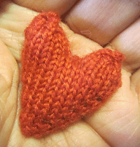 Ravelry: Knitted Heart pattern by K2tog MakeOne