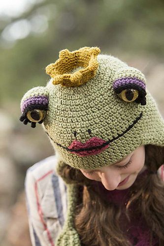 Ravelry: Frog Princess & Prince Hats pattern by Brenda K. B. Anderson