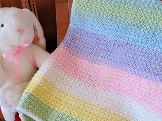 Ravelry: Double Rainbow Baby Blanket pattern by JCFreund Designs