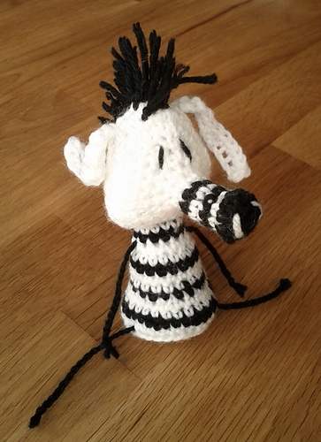 Ravelry: Pearls Before Swine- Goat, Zebra pattern by Jessica Nayes