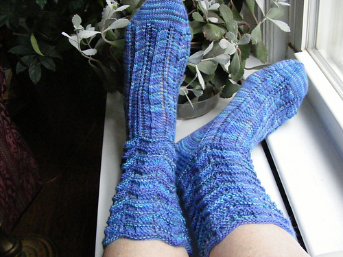 Ravelry: Celebrate Spring Socks pattern by Ann Budd