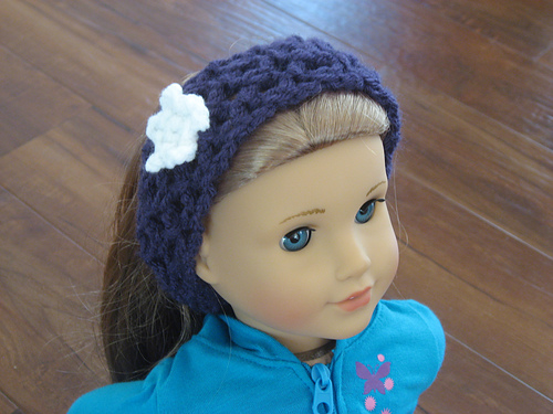 Ravelry: American Girl Doll Slippers and Headband pattern by HdC Designs