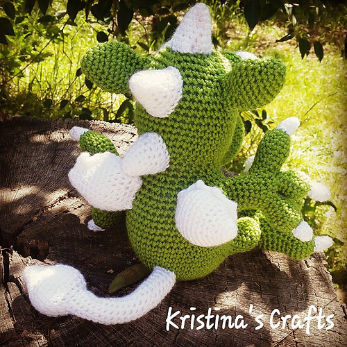 Ravelry: Sizzle the Dragon Amigurumi pattern by Forever Stitchin