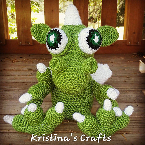 Ravelry: Sizzle the Dragon Amigurumi pattern by Forever Stitchin