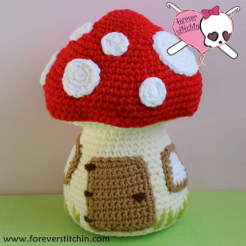 Ravelry: Gnome & Toadstool Amigurumi pattern by Forever Stitchin