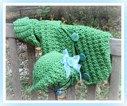 Ravelry: Crochet Pattern One Piece Jacket and Cloche Ages 5- 12 pattern ...