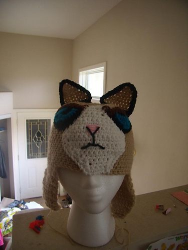 Ravelry: Meanie Cat Hat 2 pattern by Just Me and My Crochet