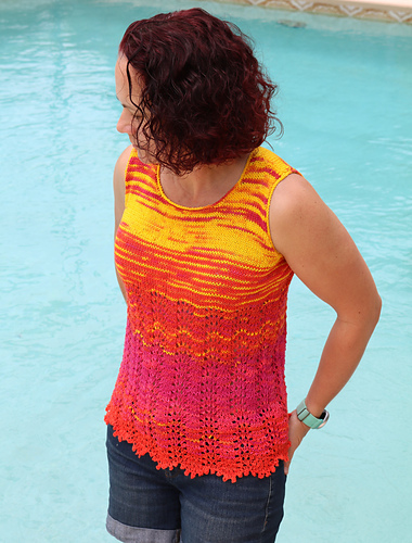 Ravelry: Easy Breezy Tank Top pattern by Jeannine Hoeffler