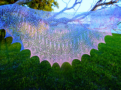 Ravelry: Diana Lace Shawl pattern by Hayley Tsang Sather
