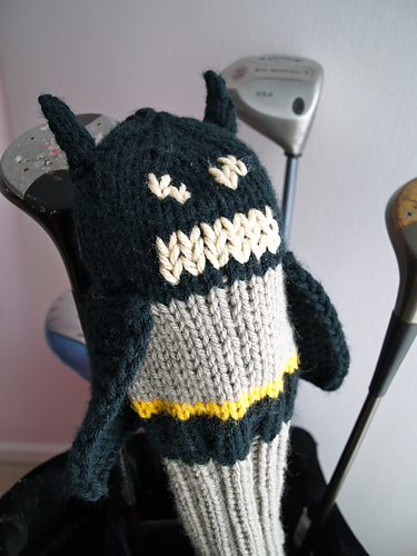 Ravelry: Batman Golf Club Cover pattern by Tracey Rediker