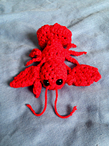 Ravelry: Lobster Amigurumi! pattern by Jen Brady