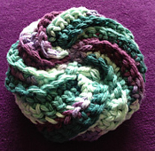Ravelry: jencash's Spiral Scrubbie/Japanese Tawashi