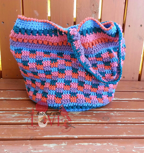 Ravelry: Bricks & Blocks Bag pattern by Jennifer Hatch