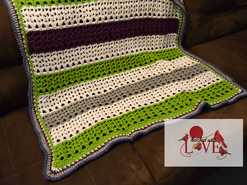 Ravelry: Everywhere I Go Blanket pattern by Jennifer Hatch