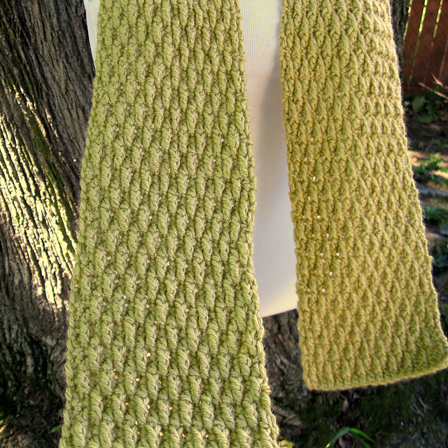 Ravelry: Twisted Ridges Scarf pattern by Jenny Collins