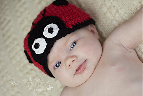 Ravelry: Love Bug Ladybug Hat pattern by Crochet by Jennifer