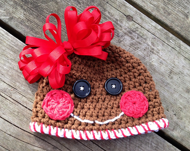 Ravelry: Gingerbread Cookie Hat pattern by Crochet by Jennifer