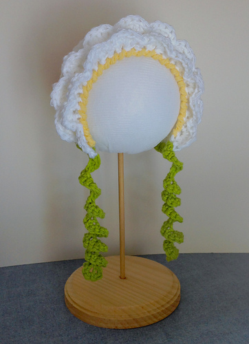 Ravelry: Flower Baby Bonnet pattern by Crochet by Jennifer