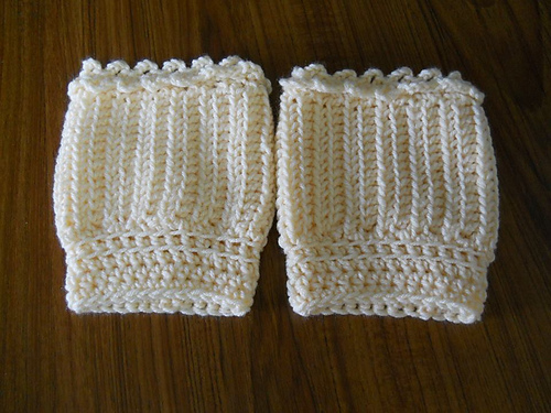 Ravelry: Chelsea Boot Cuffs pattern by Crochet by Jennifer