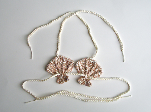 Ravelry: Mermaid Shell Bikini Top pattern by Crochet by Jennifer