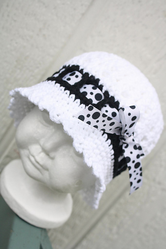 Ravelry: Katrina Ribbon Cloche pattern by Crochet by Jennifer