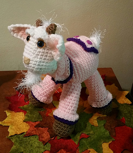 Ravelry: Baby Goat in Pajamas pattern by Jenny Miller