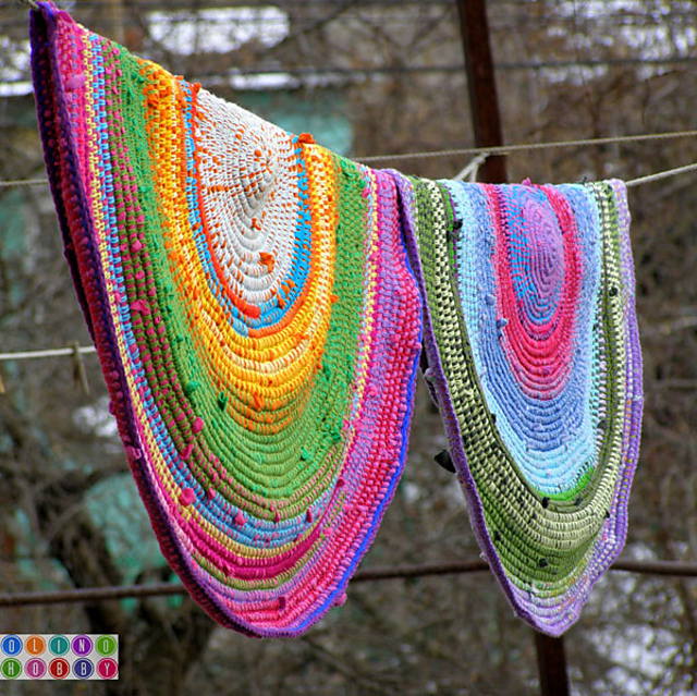 Ravelry: MistressJennie's Abigail's Upcycled Rag Rug