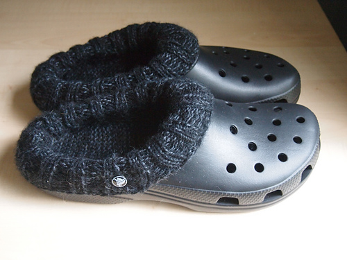 Ravelry: Krock Socks - liners for plastic clogs pattern by Gari Lynn