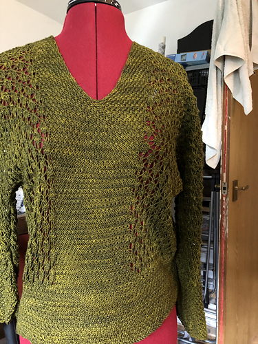 Ravelry: Lace Jumper in One Piece pattern by Bestway
