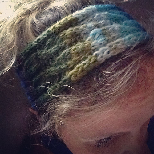 Ravelry: Happiness in Threes Headband pattern by Jenn Sheelen