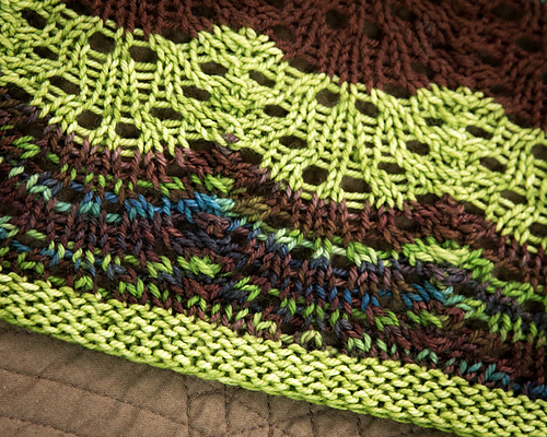 Ravelry: Enchanted Forest Pool Shawl pattern by Jenn Sheelen