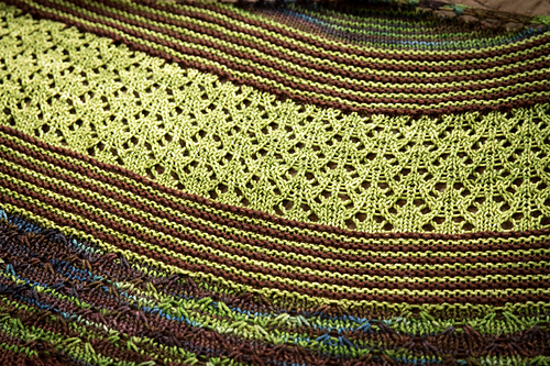 Ravelry: Enchanted Forest Pool Shawl pattern by Jenn Sheelen