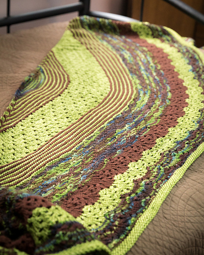 Ravelry: Enchanted Forest Pool Shawl pattern by Jenn Sheelen