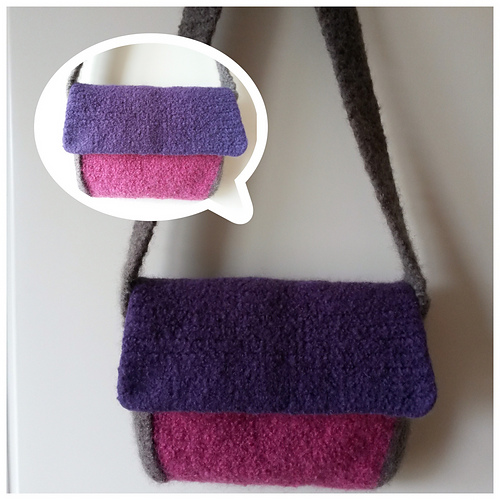 Ravelry: Super simple felted bag pattern by Jenny Karlsson
