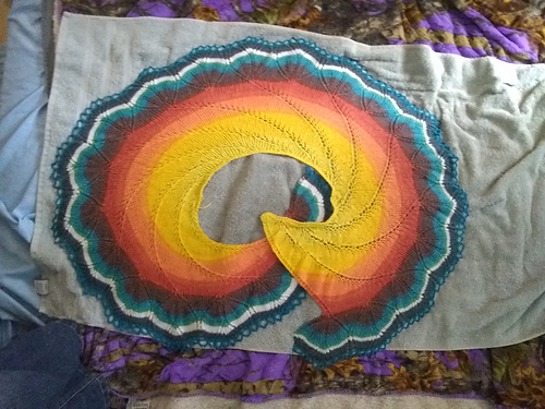 Ravelry: jennyryan1121's Begonia Swirl Shawl
