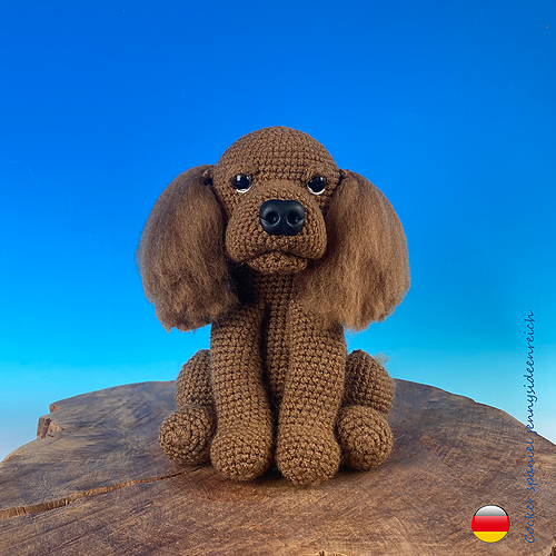 Ravelry: Cocker Spaniel King Charles Spaniel pattern by Jenny Dammann