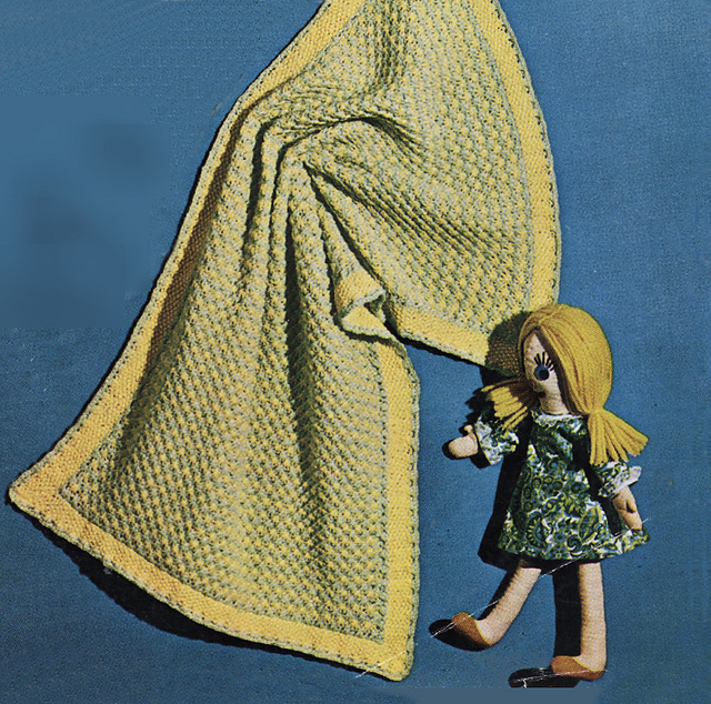 Ravelry: Knitted Pram Rug pattern by Watmoughs Knitting Studio